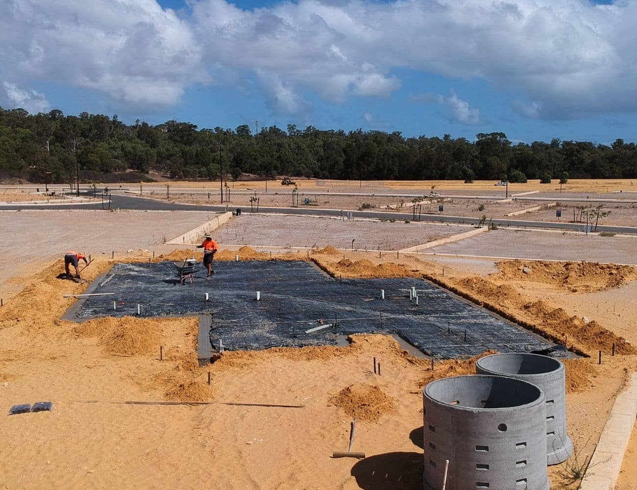 Lets Get This Foundation Started Slab Down Stage